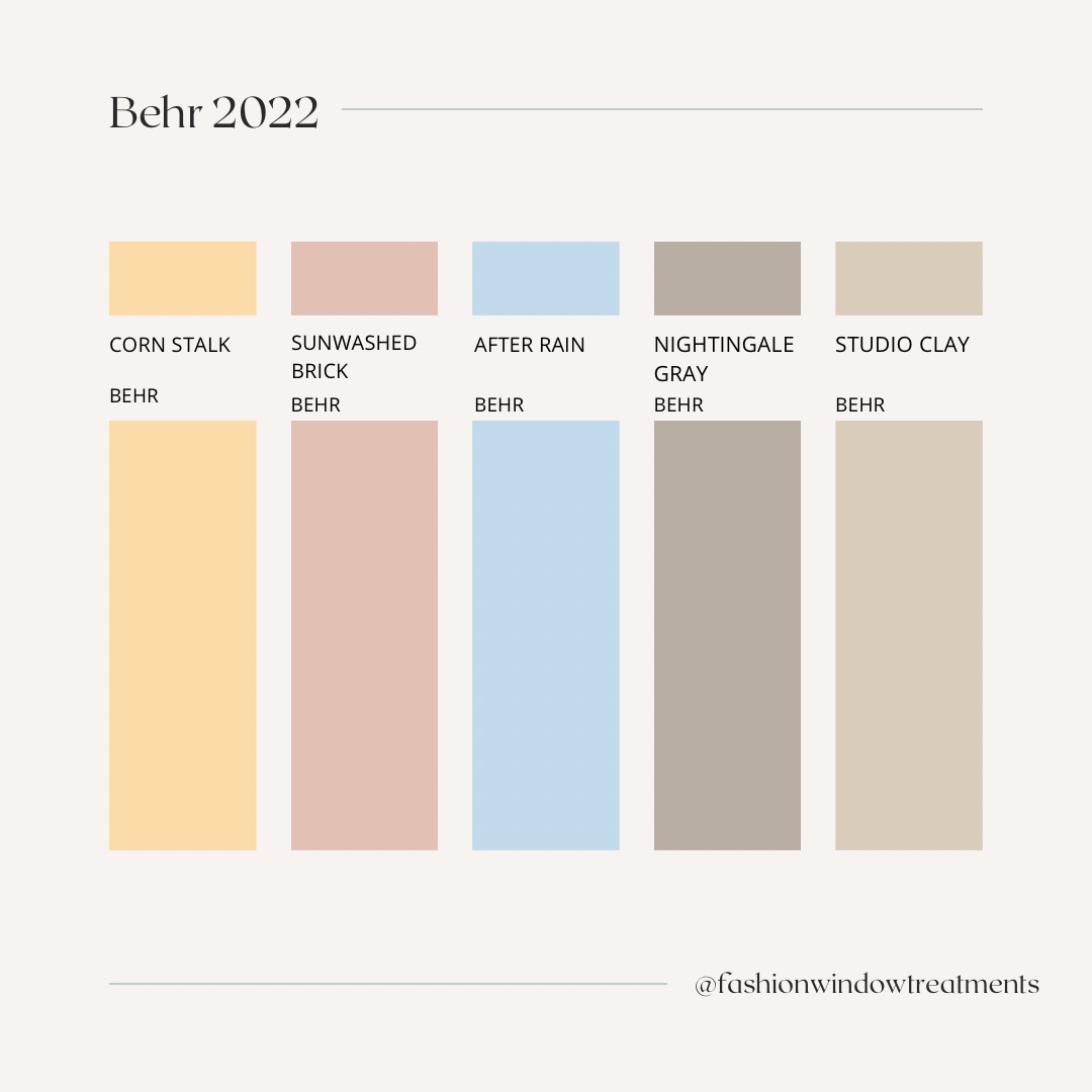 2022 Paint Color Trends